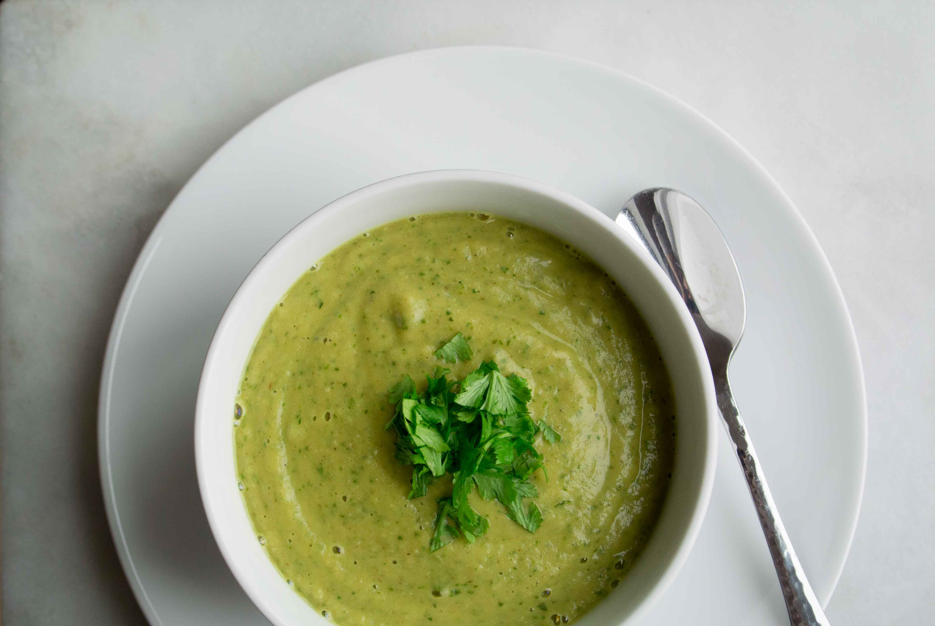 Lentil Cilantro Soup {Easy + Healthy}